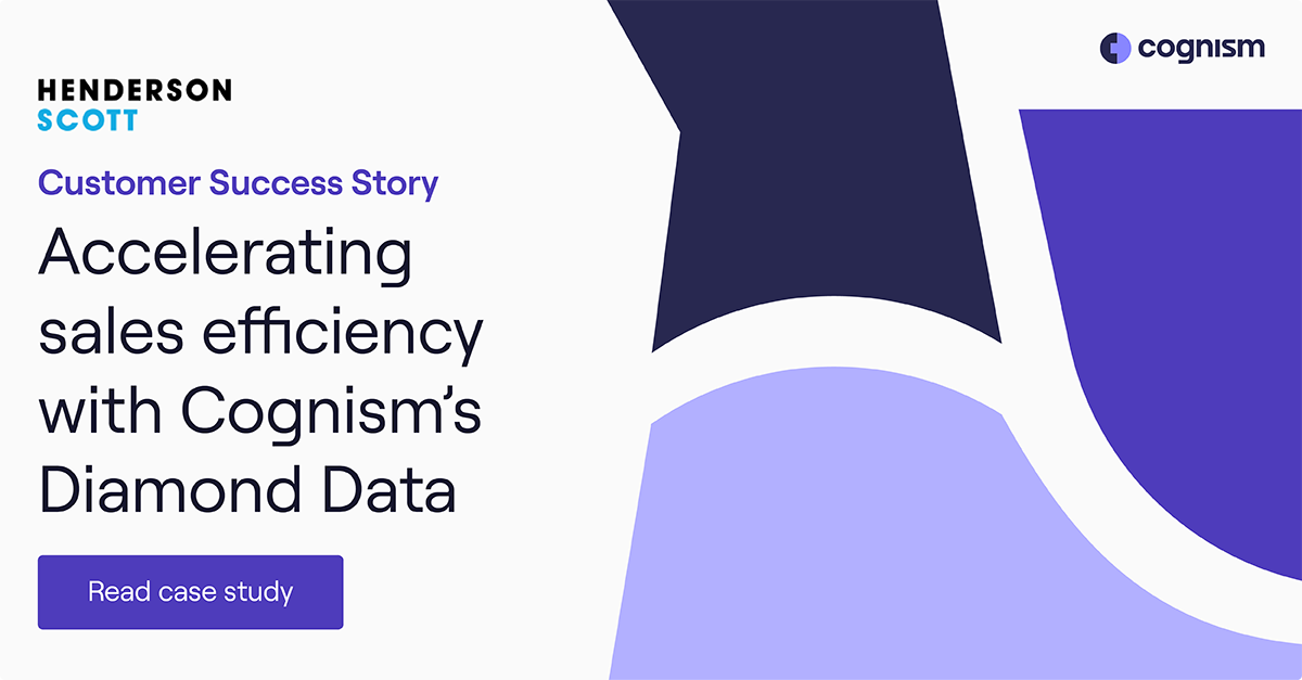 Accelerating Sales Efficiency with Cognism’s Diamond Data®